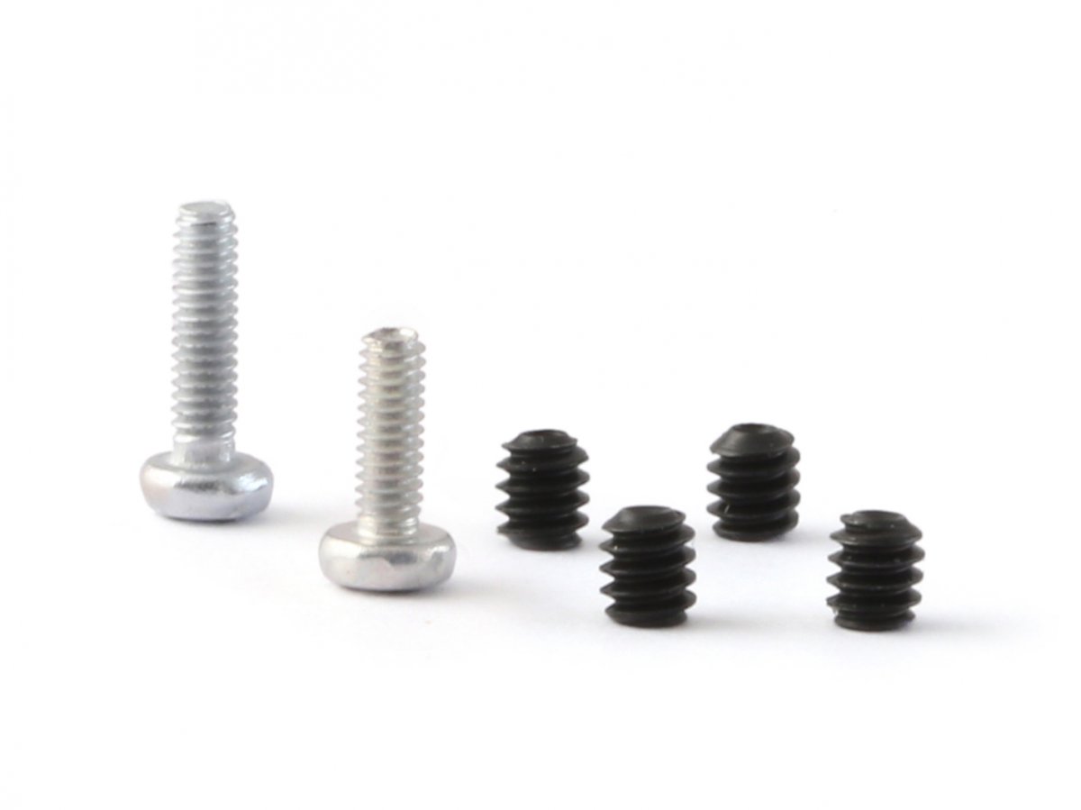 SCREW BASIC KIT (4x front axle screws + 1x M2x6mm screw) - Reservedele ...