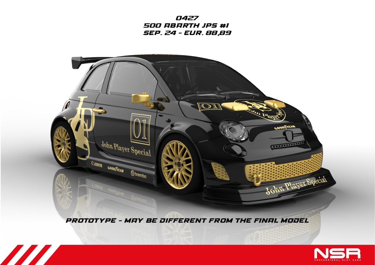 500 ABARTH JOHN PLAYER SPECIAL LIVERY #1 SW SHARK 21.5 EVO - Biler ...